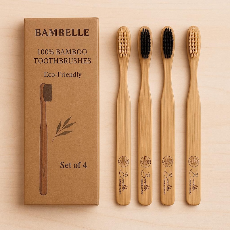 Bamboo Toothbrush - Etsy