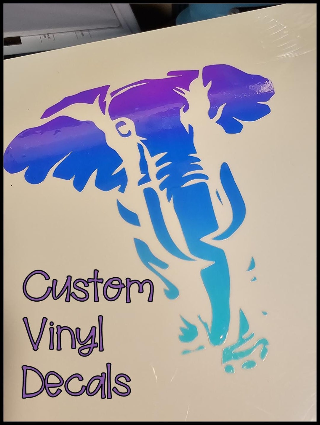 Vinyl Decal Custom Vinyl Decal Waterproof Holographic Vinyl Decal ...