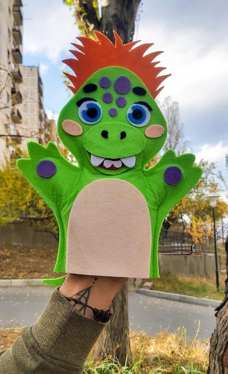 Felt Hand Puppets: Grandmother & Grandfather, Toddler Theater Set - Etsy