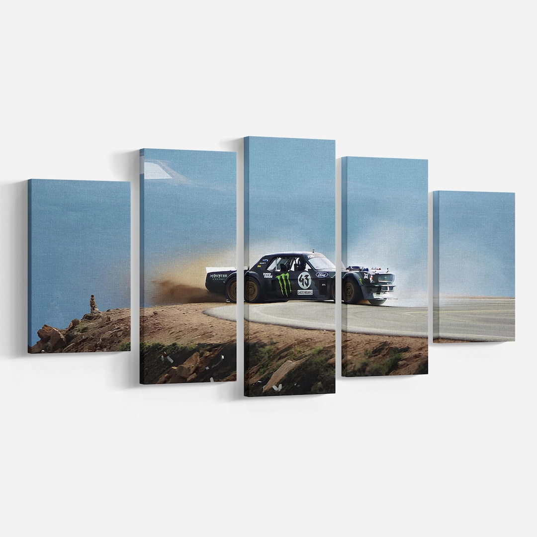 Ken Block Wall Art, Ken Block Poster, Drif Canvas, Hoonigan Wall Art ...
