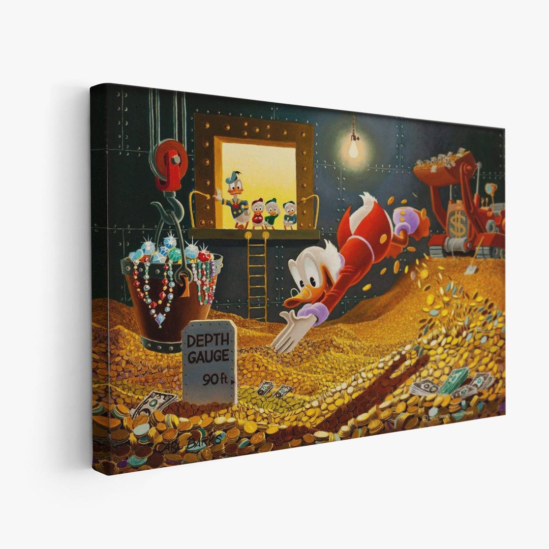Scrooge Mcduck Wall Art, Graffiti, Uncle Scrooge Mcduck Poster, Scrooge ...