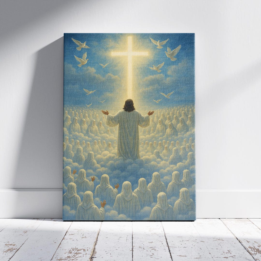 Jesus Poster, Spiritual Religious Poster, Inspirational Christian Wall ...