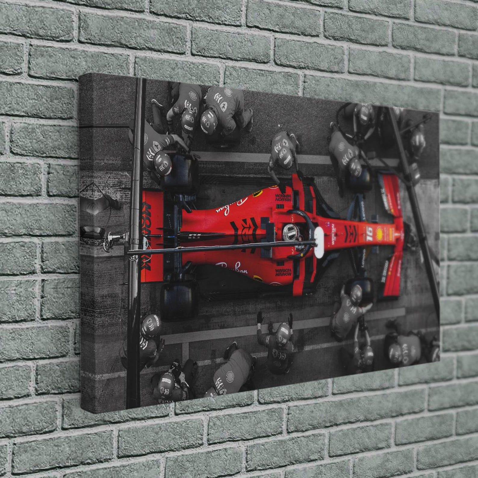 F1 Ferrari 5 Pieces Wall Art, F1 Ferrari Canvas, F1 Poster, Gift for ...