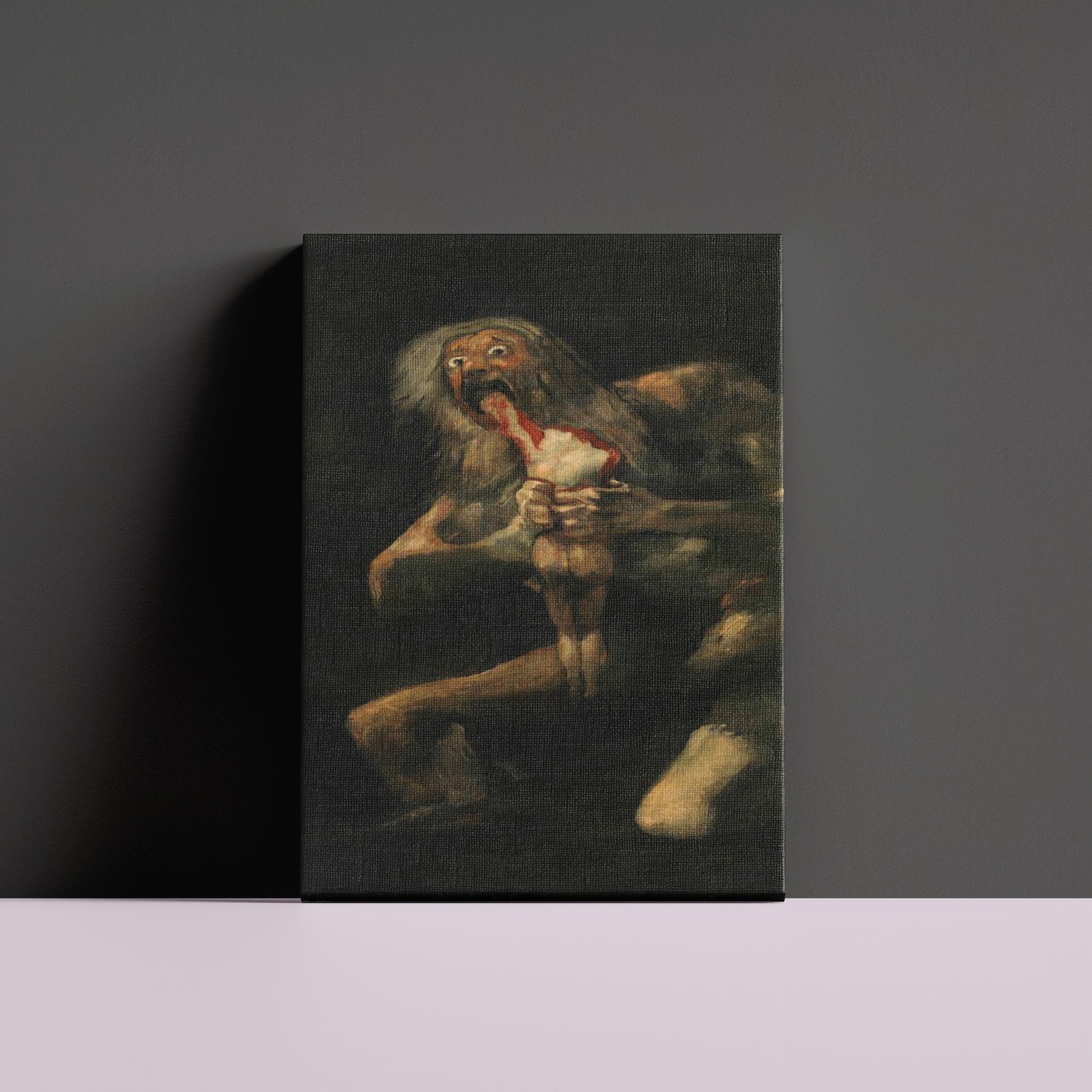 Saturn Devouring His Son by Francisco Goya Wall Art, Canvas Wall Art ...