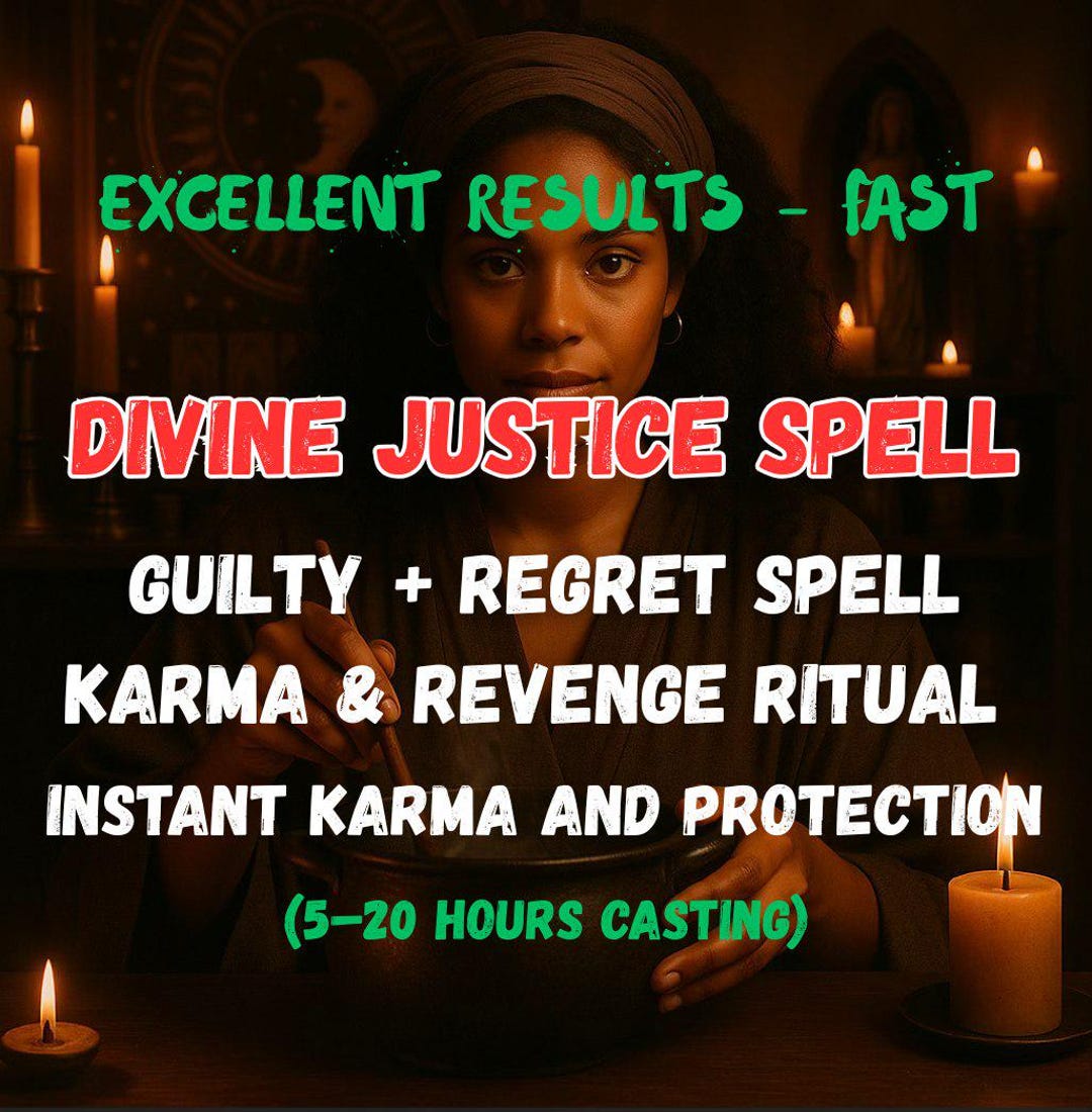 Divine Justice Spell, Powerful Justice Magic, Karma & Revenge Ritual ...