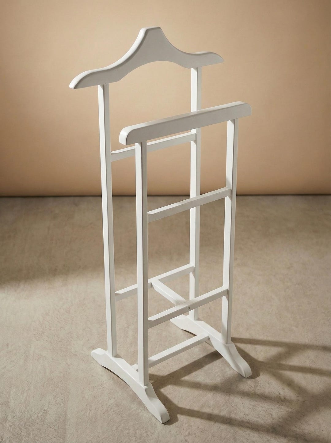 Clothes Valet Stand - Handmade Solid Wood Valet for Bedroom Minimalist ...
