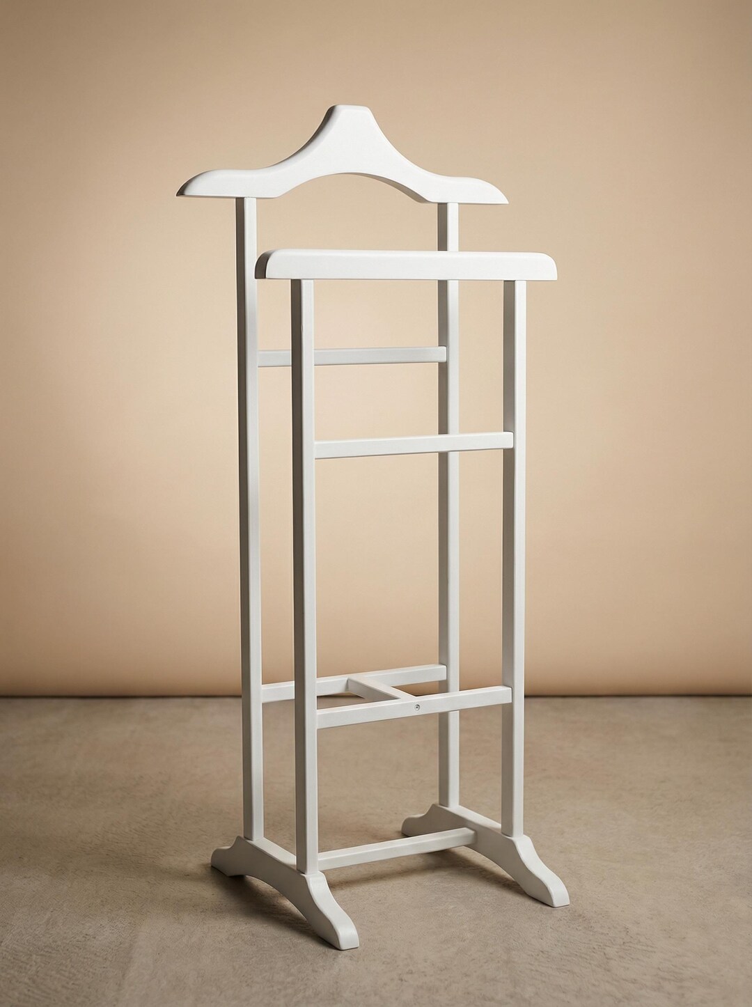 Minimalist Wooden Valet Stand - Bedroom Dressing Valet Solid Wood ...