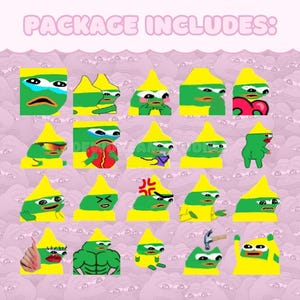 2700 Animated Pepe Emotes Pack for Twitch, Youtube, Discord, Kick ...