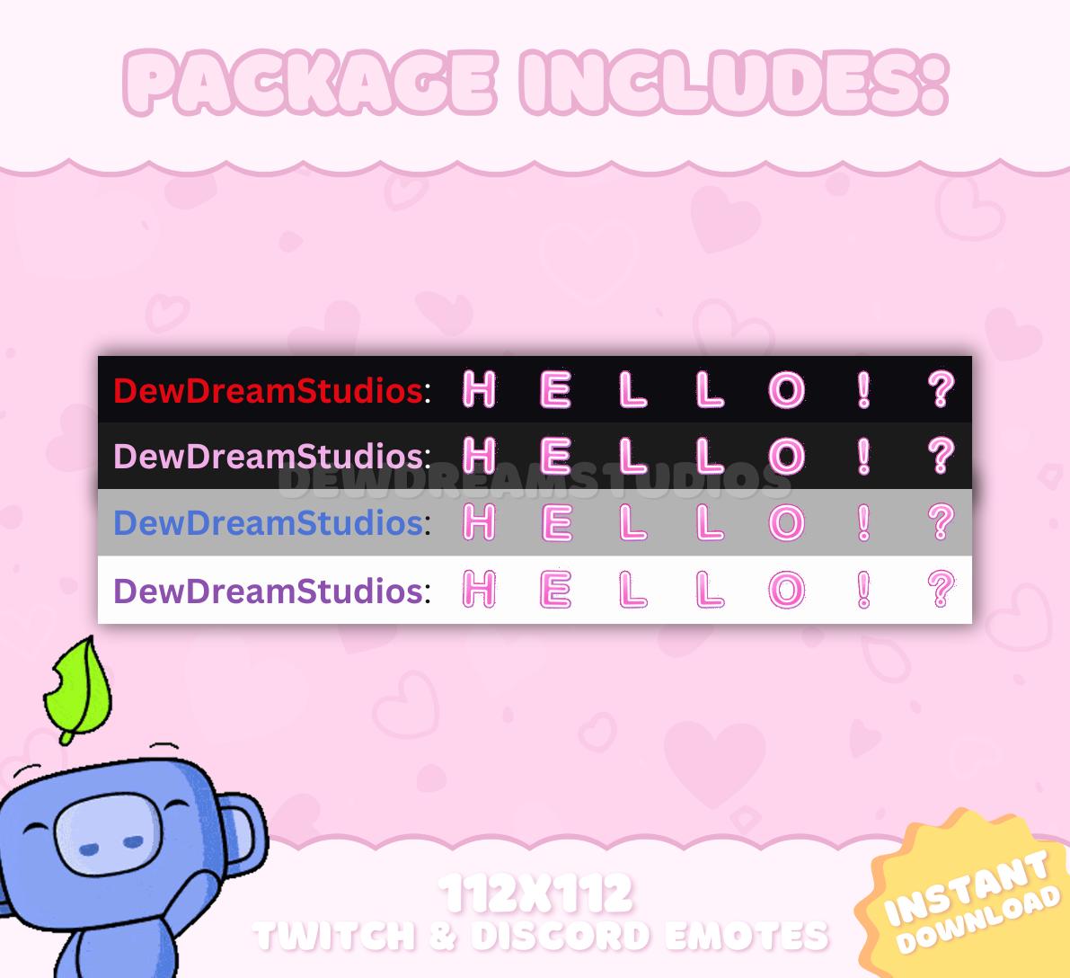 28 Animated Letter Emotes Pack for Twitch, Youtube, Discord, Kick ...