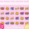 30 Pink Text Emotes Pack for Twitch, Youtube, Discord, Kick | Kawaii ...