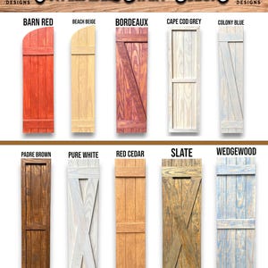 Custom Solid Wood Shutters | Southern Yellow Pine | Board & Batten ...