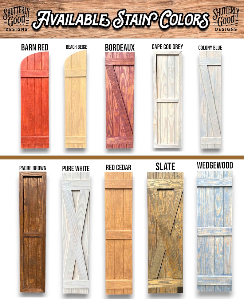 Custom Solid Wood Shutters | Southern Yellow Pine | Framed Style ...