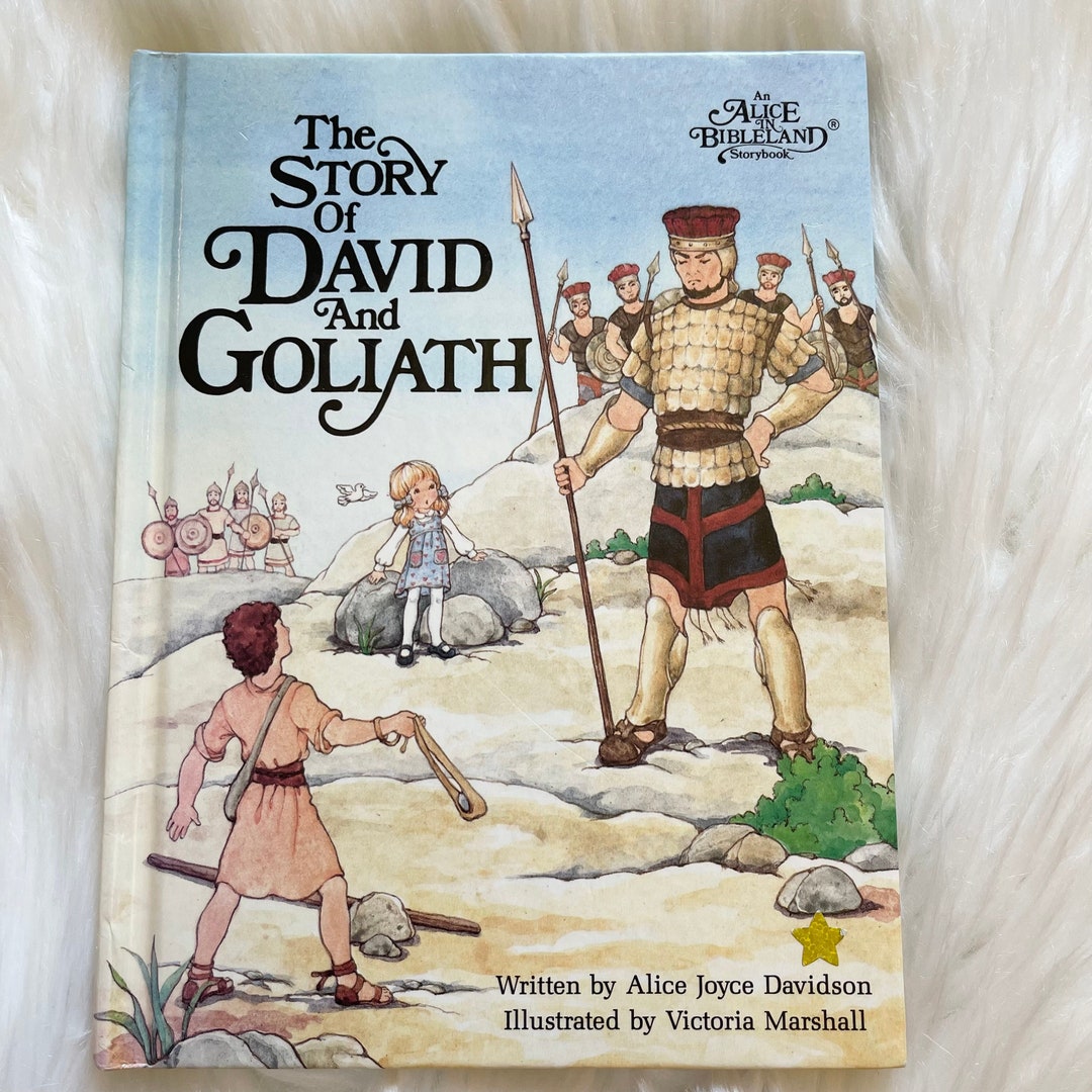 1985 the Story of David and Goliath an Alice in Bibleland Storybook ...