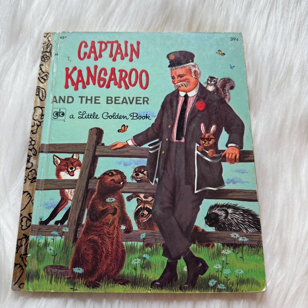 1973 Captain Kangaroo and the Beaver - Little Golden Book - Kids ...