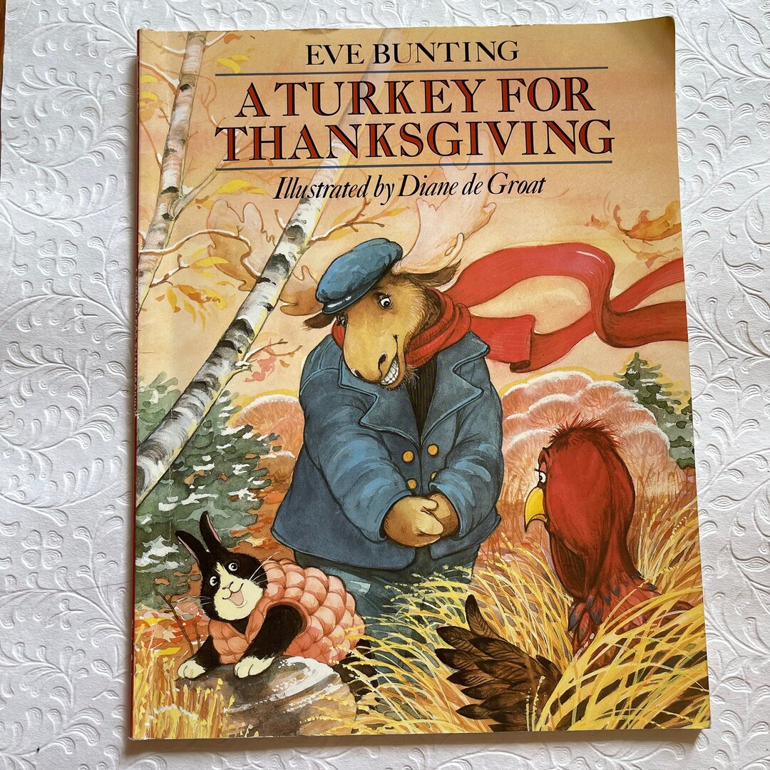 1991 A Turkey for Thanksgiving by Eve Bunting SC - Etsy