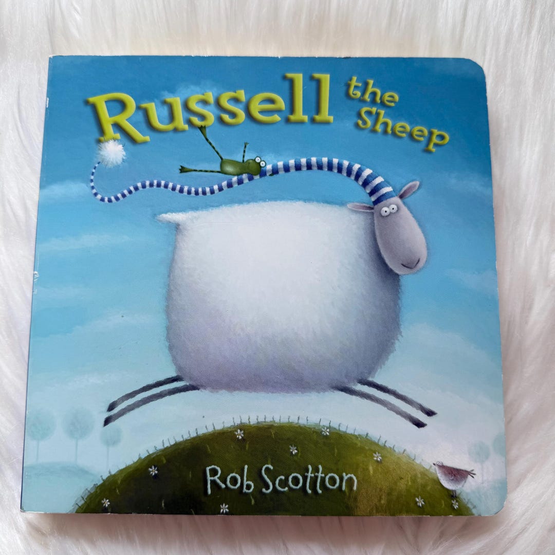 VTG Russell the Sheep by Rob Scotton - Kids Board Book - Etsy