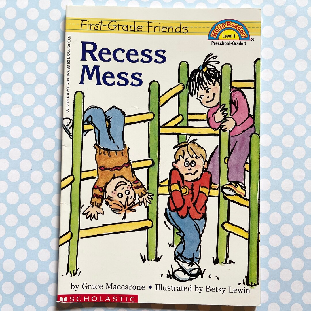 VTG 90s Recess Mess, First Grade Friends, Hello Reader, Level 1 Preschool Grade 1, SC - Etsy
