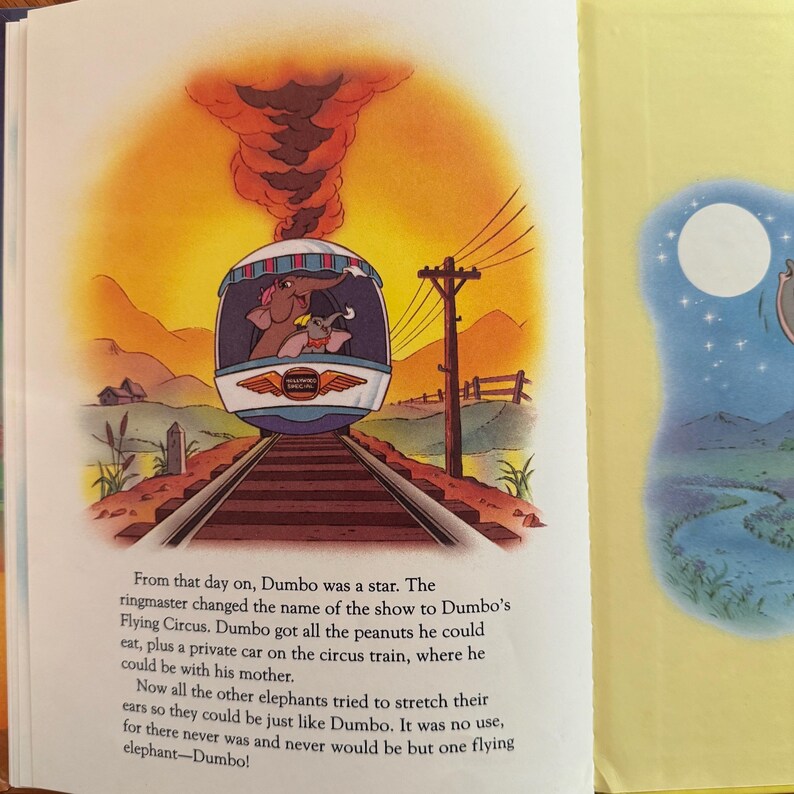 1988 Walt Disney’s Dumbo - A Golden Book - VTG Kids Picture Book ...