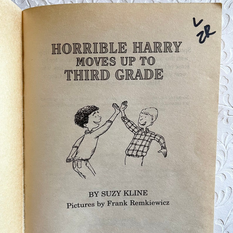 VTG Horrible Harry Moves up to Third Grade, Early Chapter Book ...