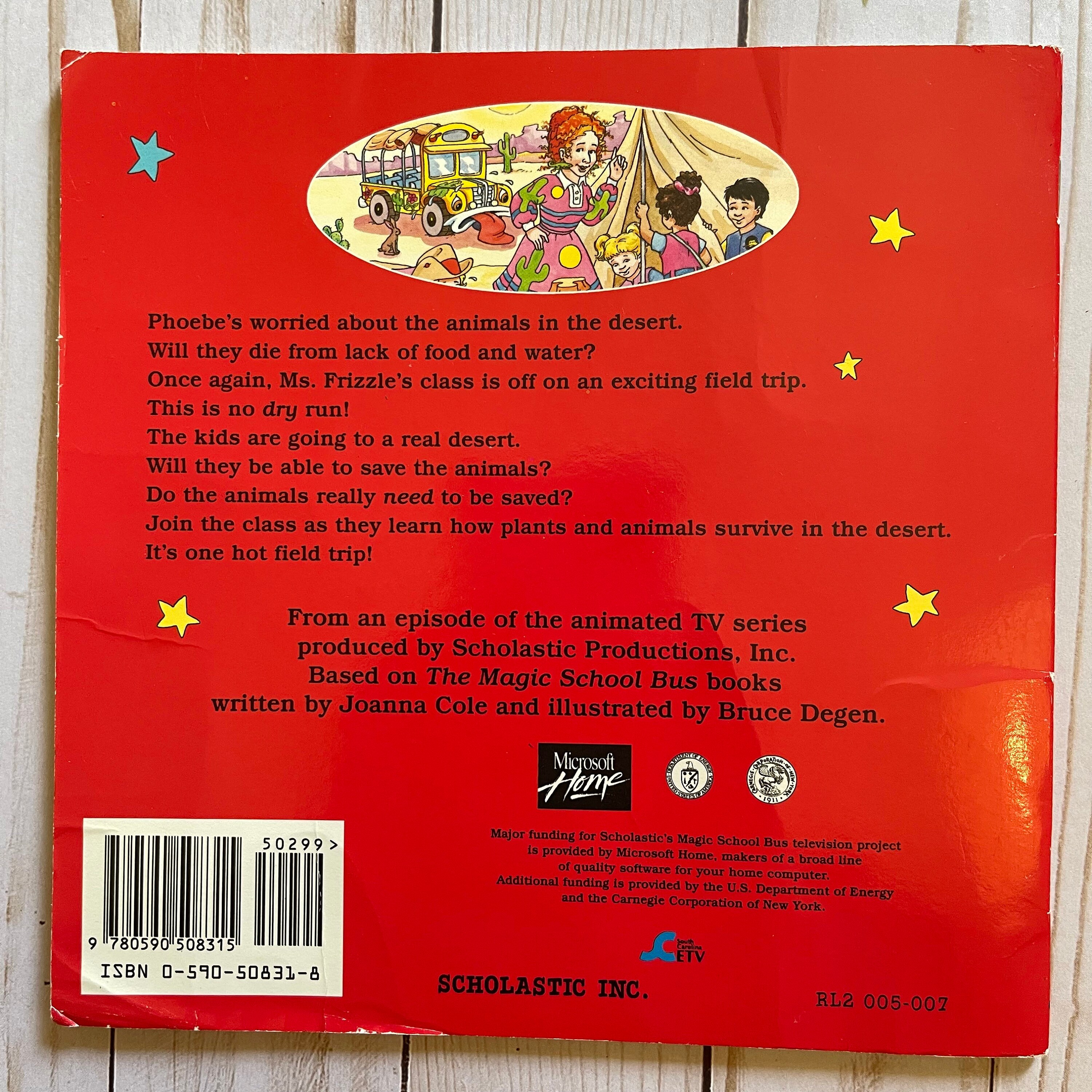 1996 the Magic School Bus Gets All Dried up - A Book About Deserts ...