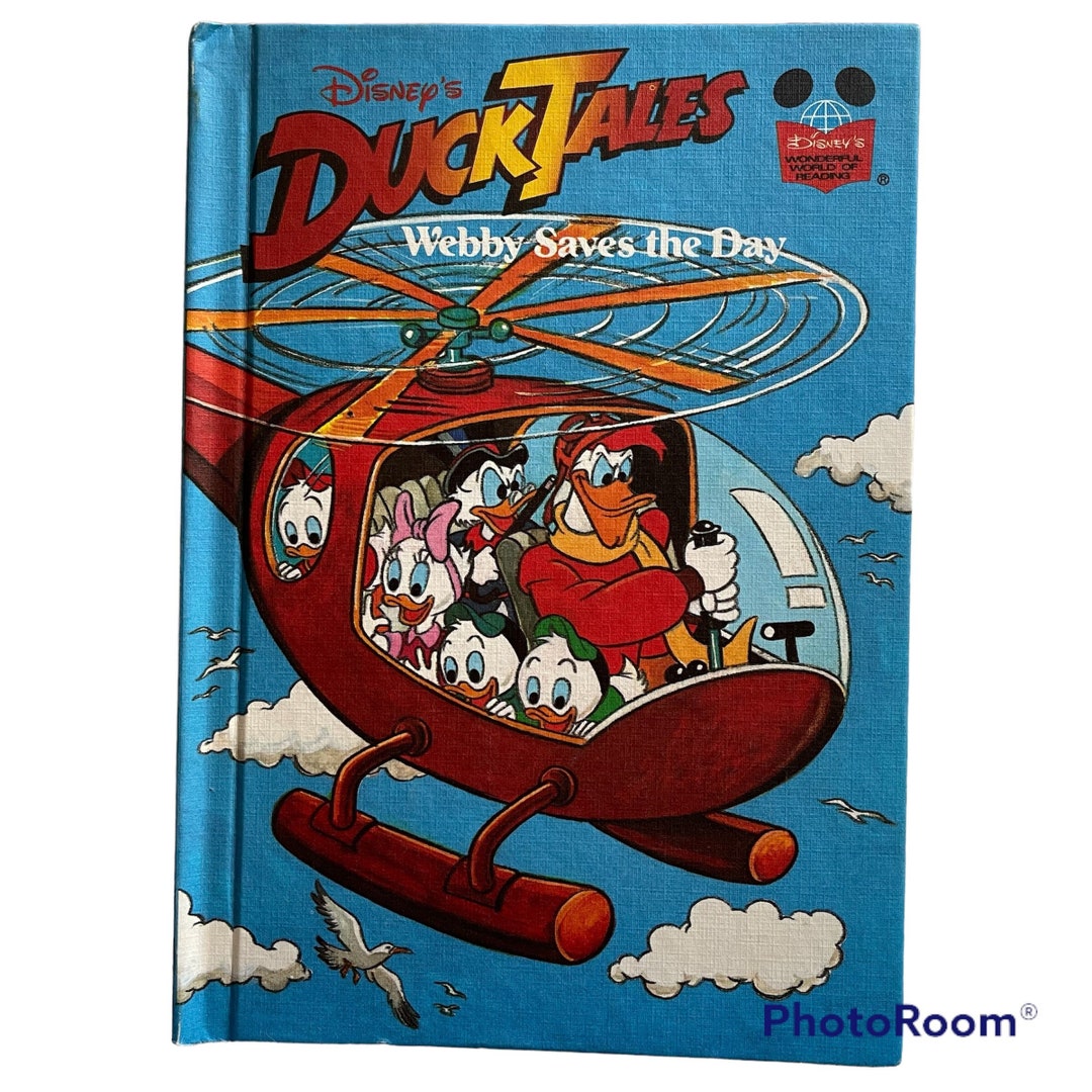 VTG 80s Disneys Duck Tales, Webby Saves the Day, Kids Picture Book, HC ...