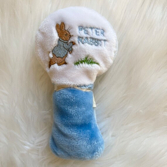 VTG Eden Plush Peter Rabbit Baby Rattle Toy - Etsy