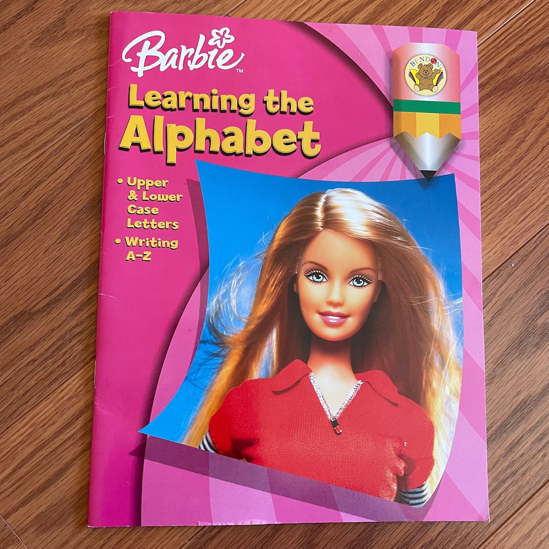 Barbie Learning the Alphabet Workbook Mattel Softcover - Etsy