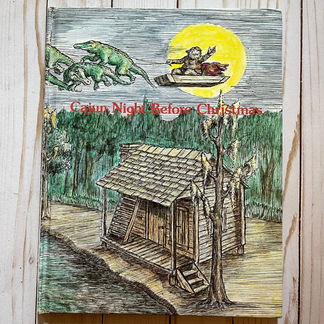 1983 Cajun Night Before Christmas Kids Picture Book HC - Etsy