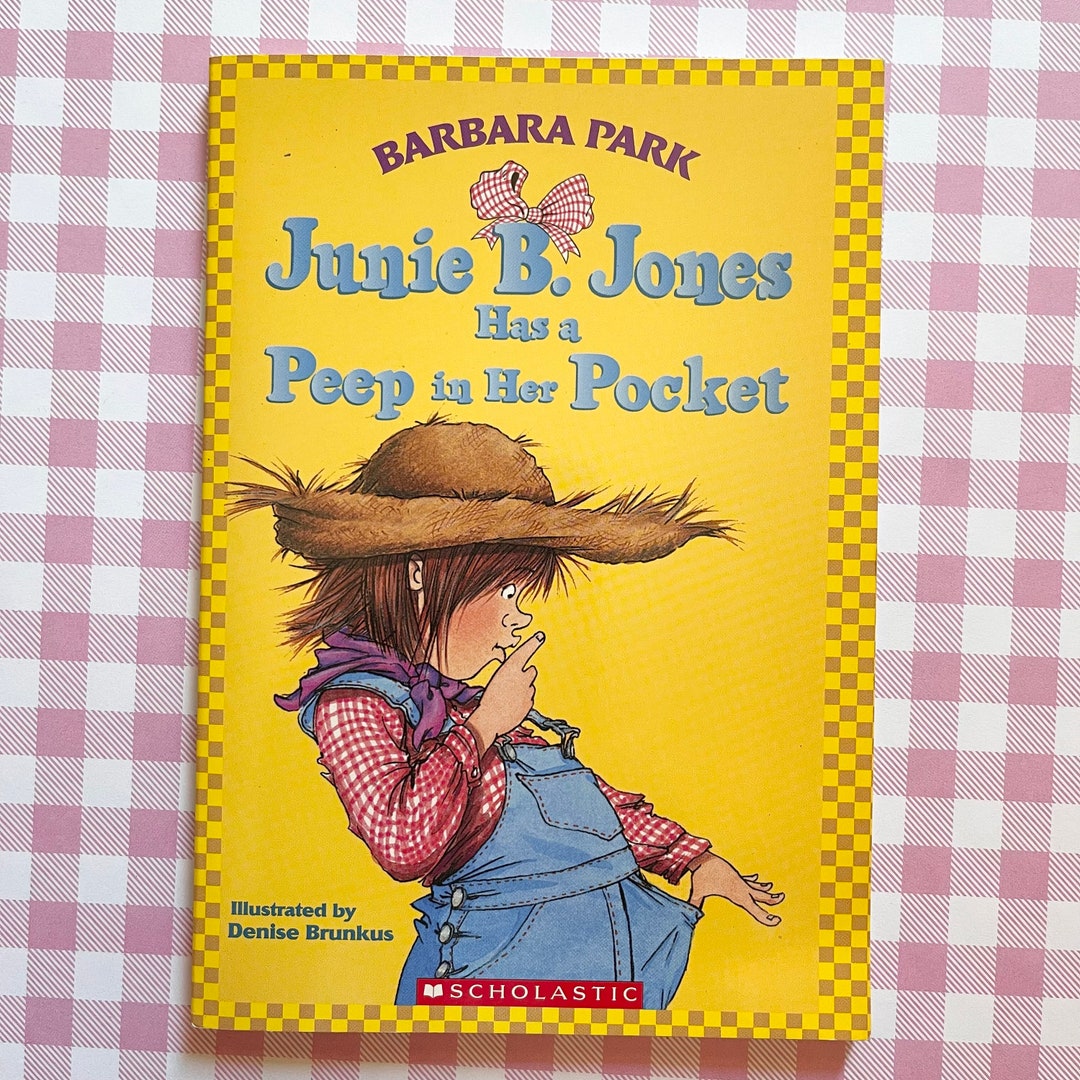 VTG Junie B Jones Has A Peep in Her Pocket by Barbara Park Early Kids Chapter Book Scholastic - Etsy