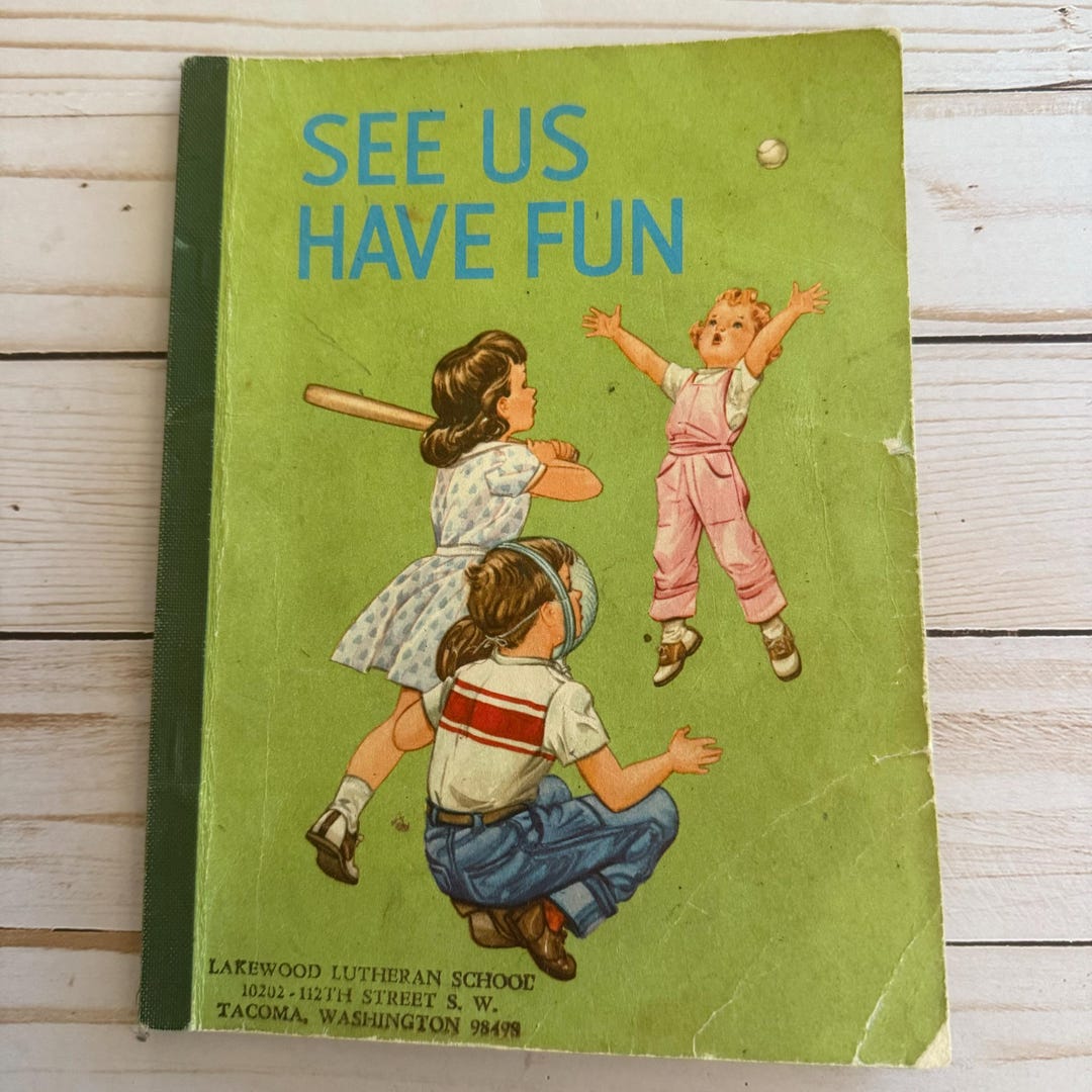 1958 See Us Have Fun - Early Reader - Softcover - Etsy