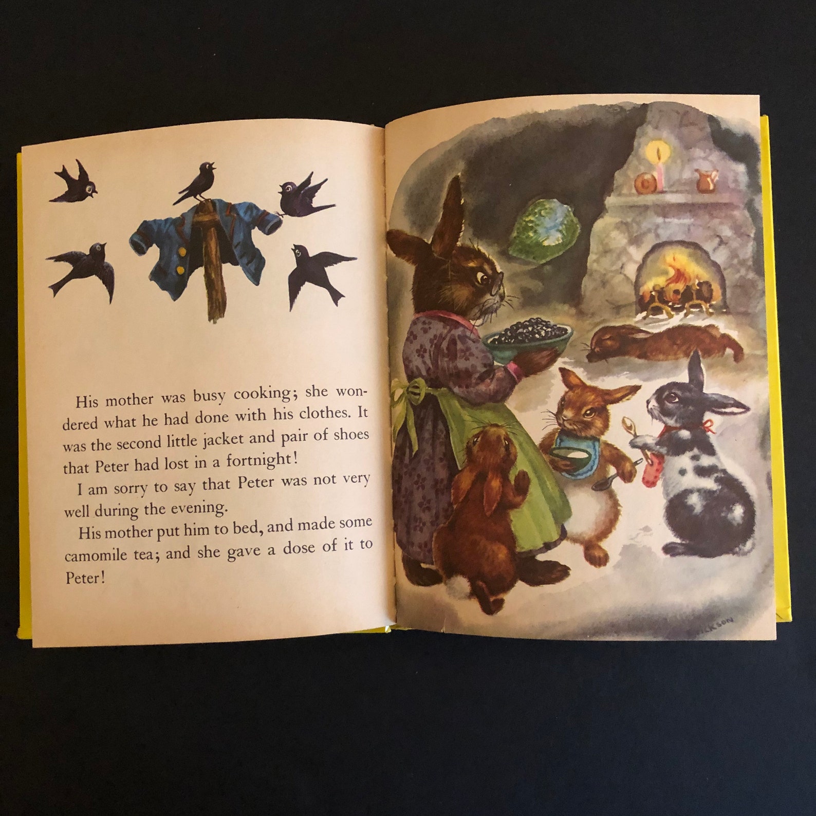 VINTAGE 40s Peter Rabbit Childrens Book - Etsy