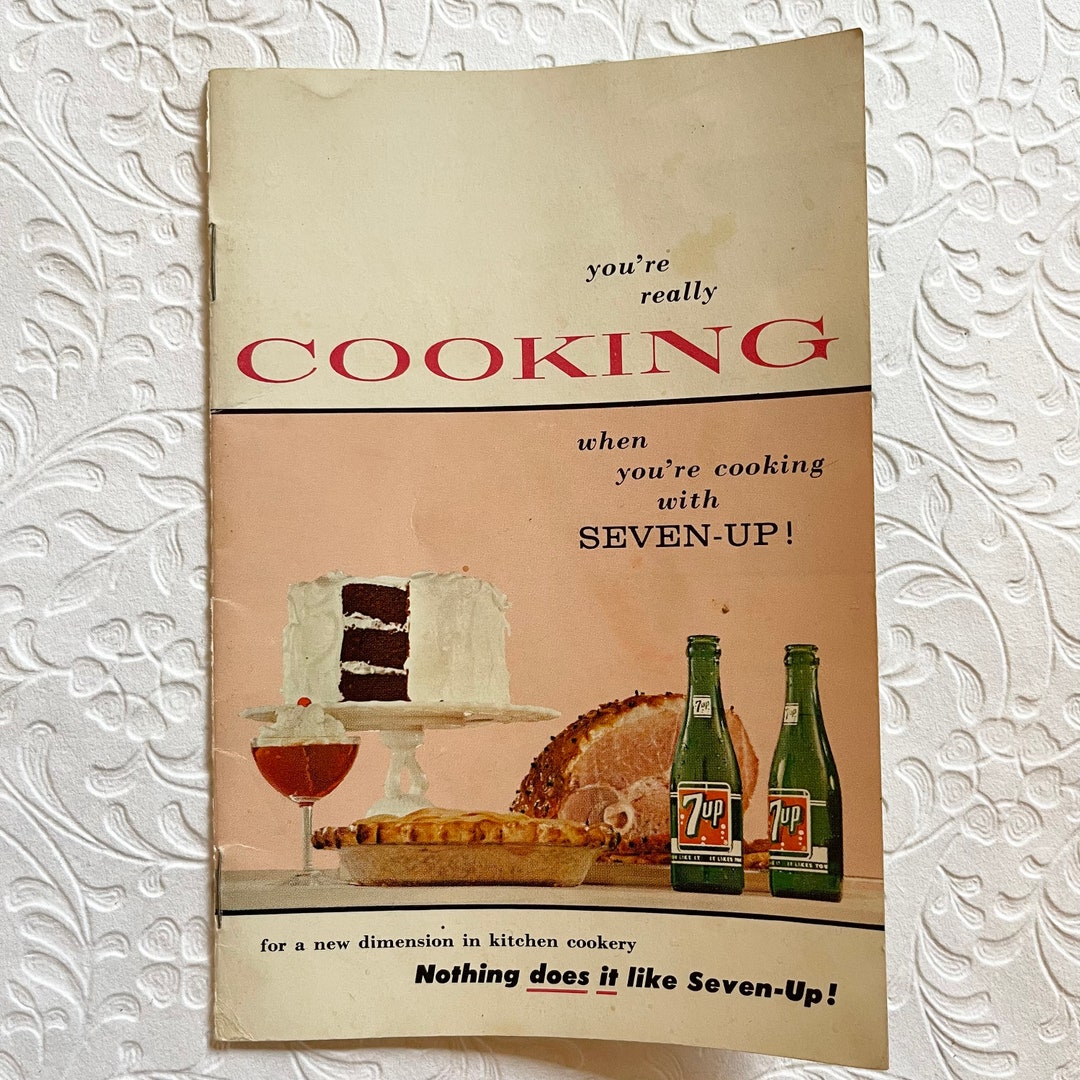 1957 Cooking With Seven-up - Pamphlet - Vintage Cookbook - SC - Etsy