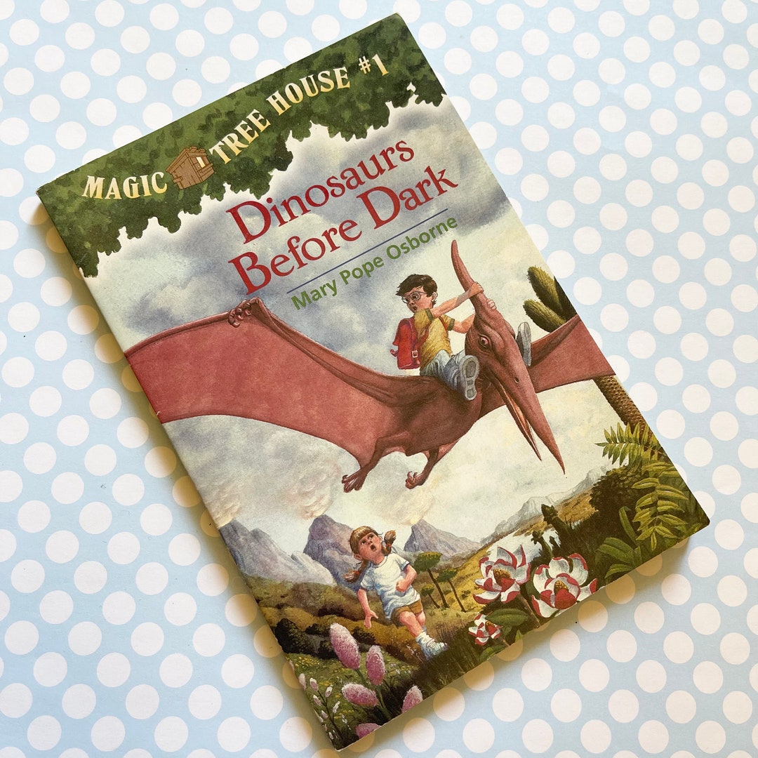 1992 Dinosaurs Before Dark - Magic Tree House #1 - Kids Early Chapter ...