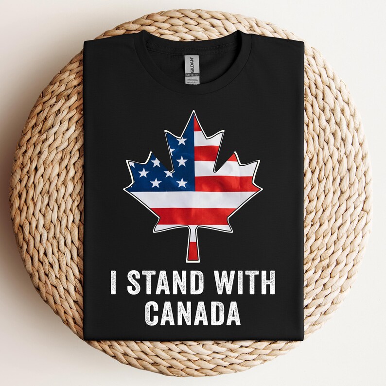 I Stand With Canada PNG, America Canadian USA Flag PNG, Proud Canadian ...