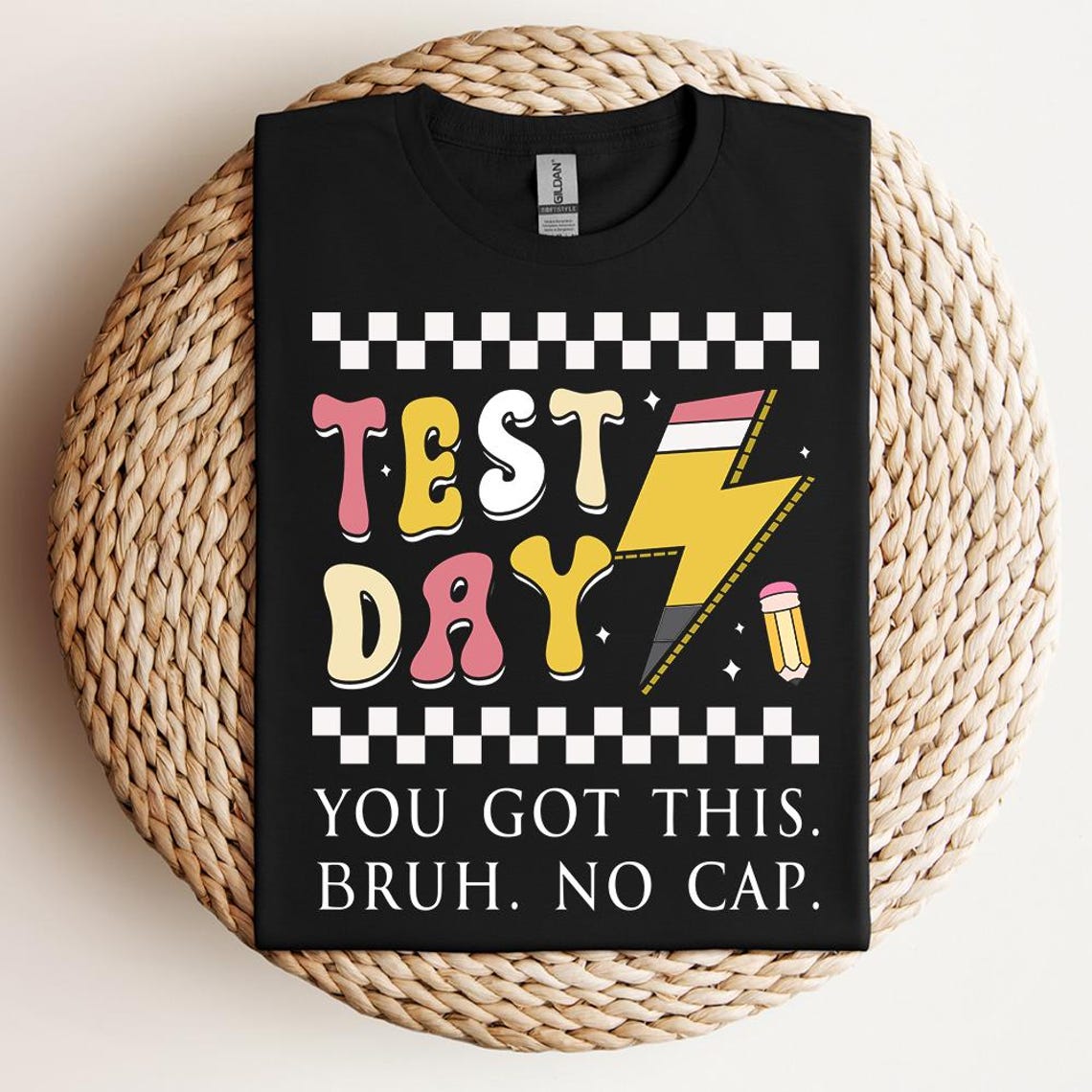 Testing Day PNG, You Got This Bruh No Cap, Test Day Motivational Saying ...