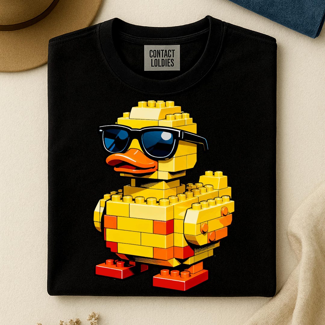 Duck Brick Master Builder PNG, Block Building Brick Builder (digital ...