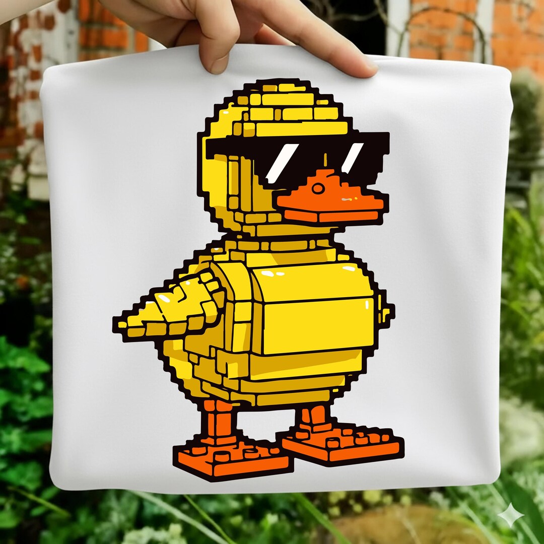 Duck Brick Master Builder PNG, Block Building Brick Builder (digital ...