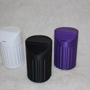 Compact Mini Trash Can: 3D Printed Desk Organizer - Etsy