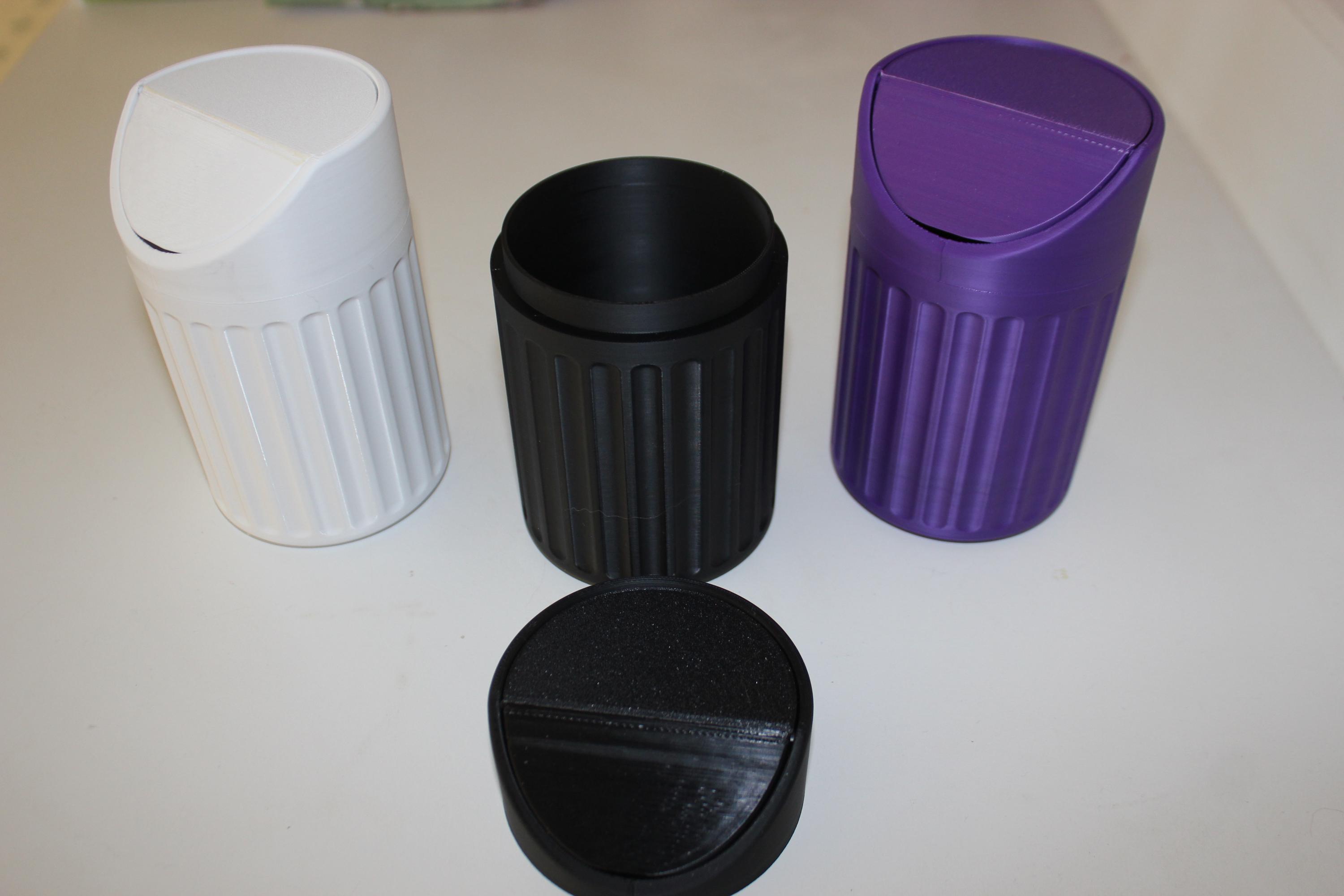 Compact Mini Trash Can: 3D Printed Desk Organizer - Etsy