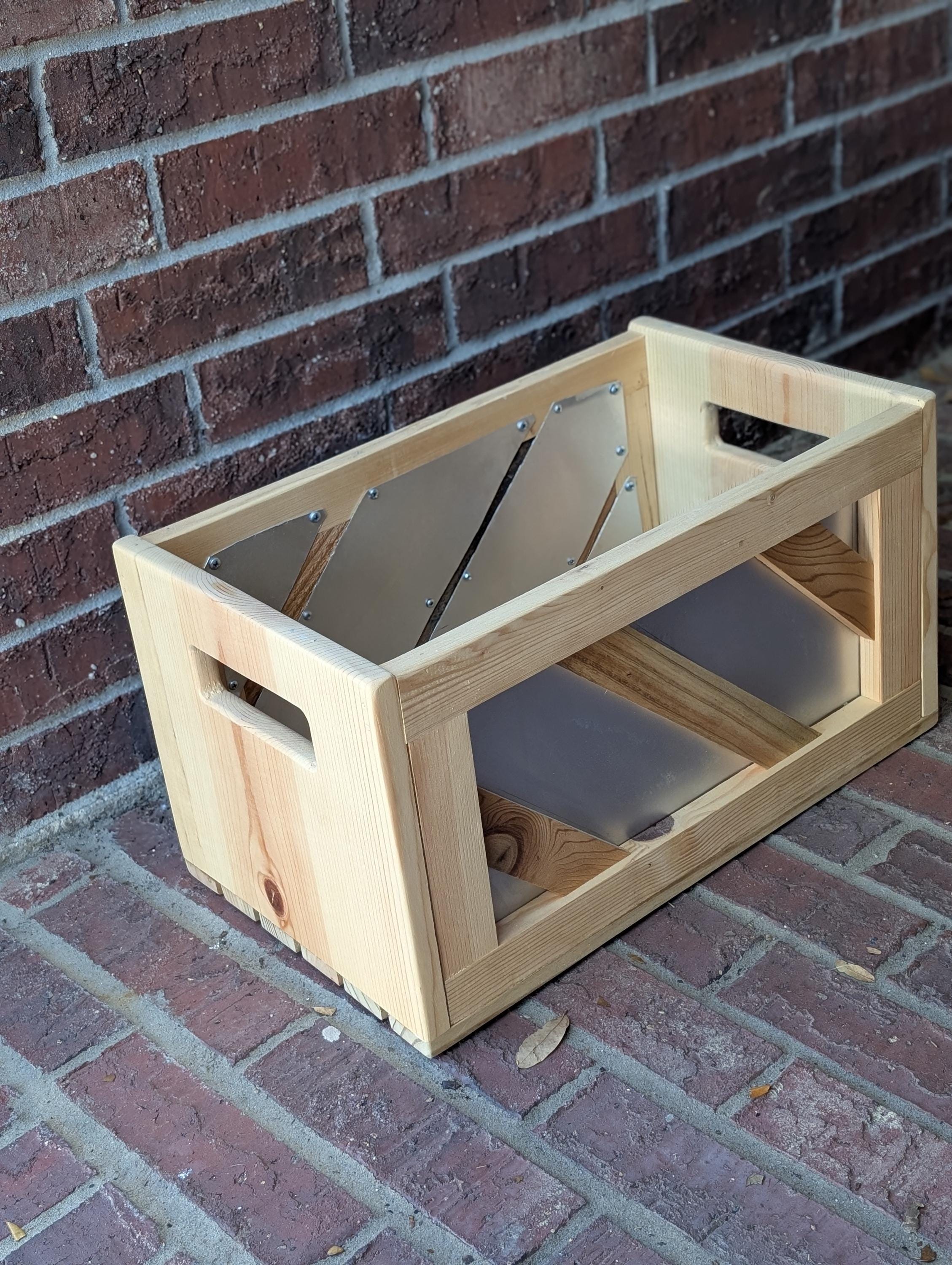 Old Style Crate With Decorative Metal - Etsy