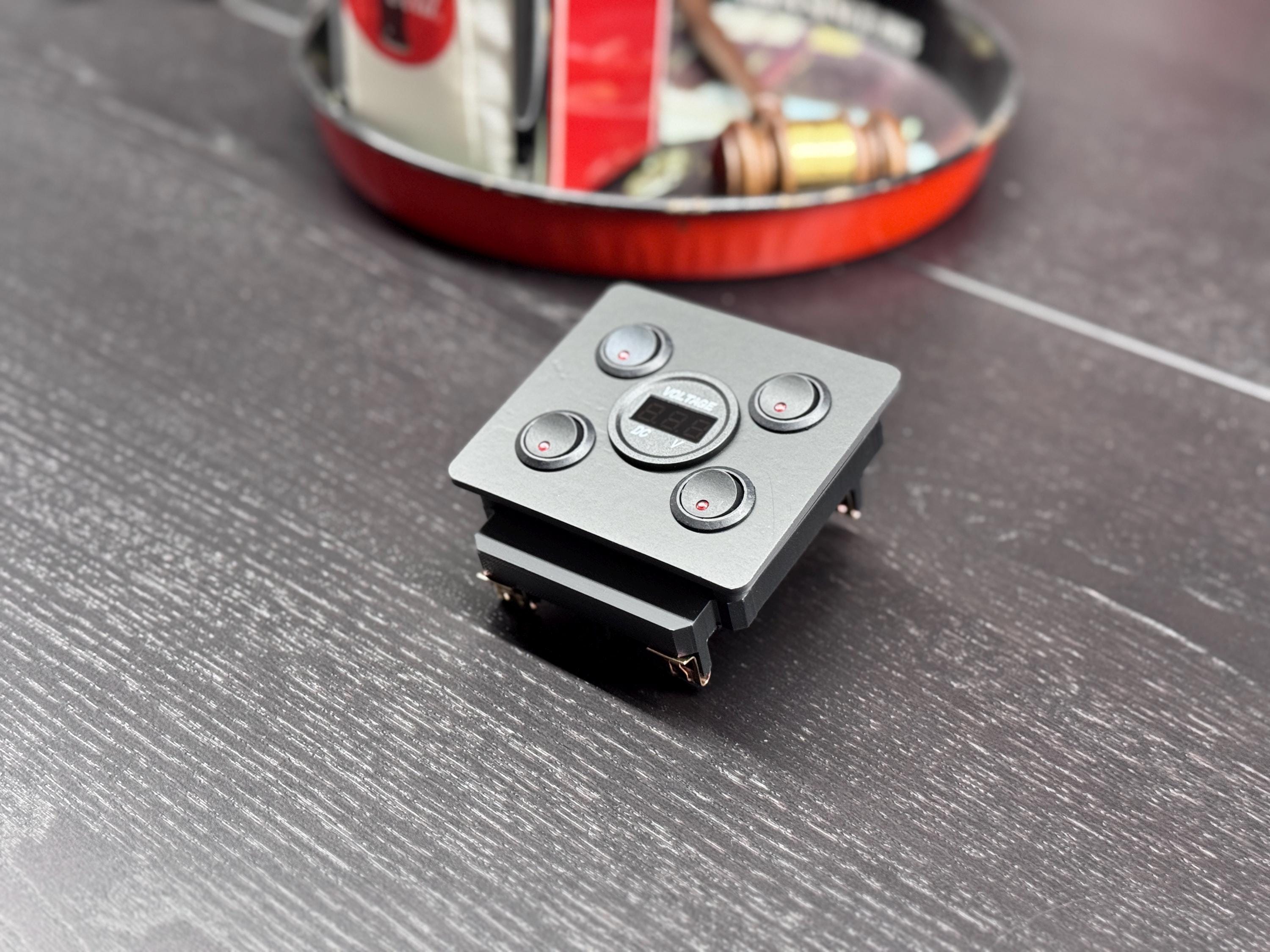 Custom Dash Switch and Voltage Meter Panel With Switches | Fits 2000 ...