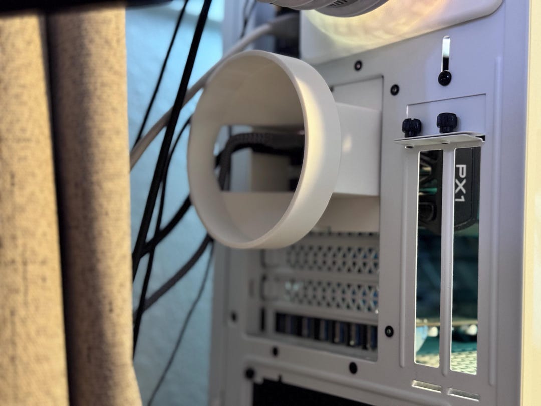 Magnetic GPU Bracket to 4"/5”/6” Vent/exhaust! Easily Redirect Your ...