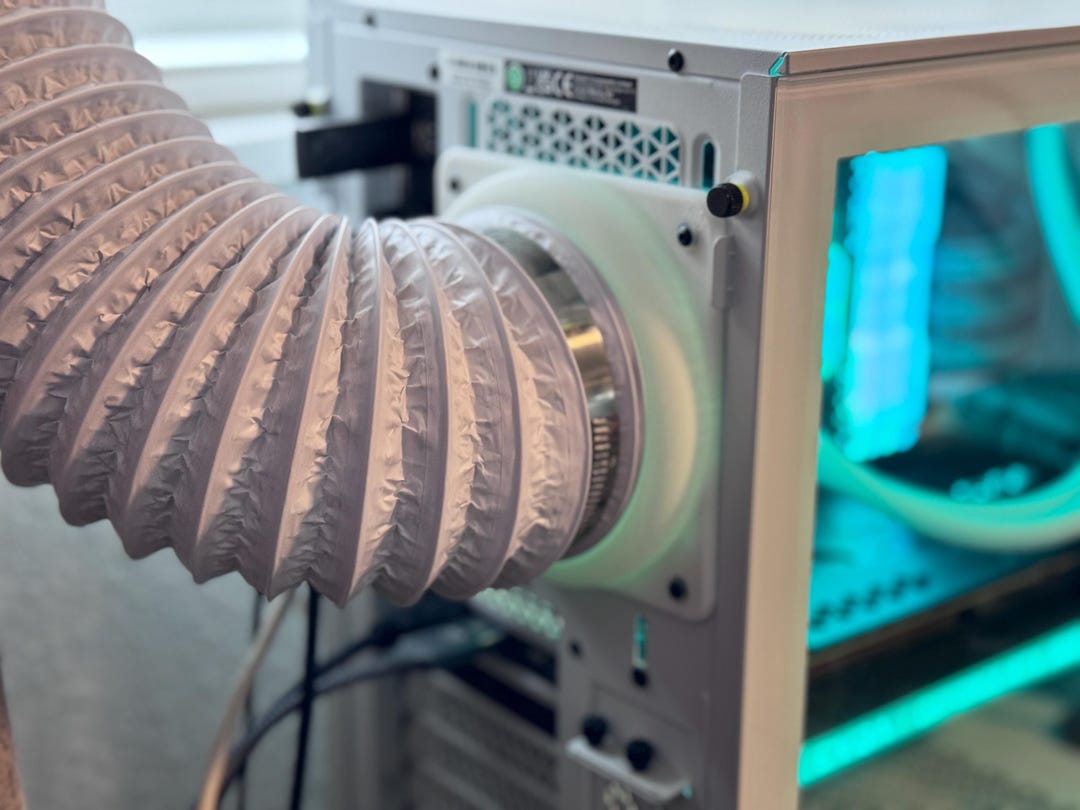 120mm Computer Fan to 4"/5”/6” Vent/exhaust! Easily Redirect Your ...