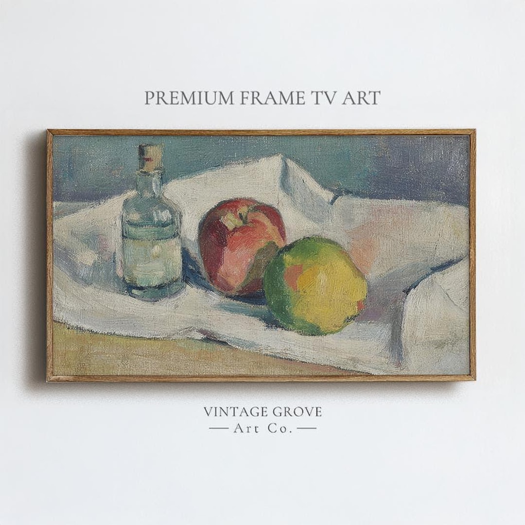 Still Life Frame TV Art, Fruit Decor Impressionist Painting | Samsung ...