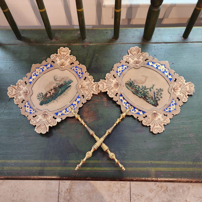 Hand Fans French - Etsy