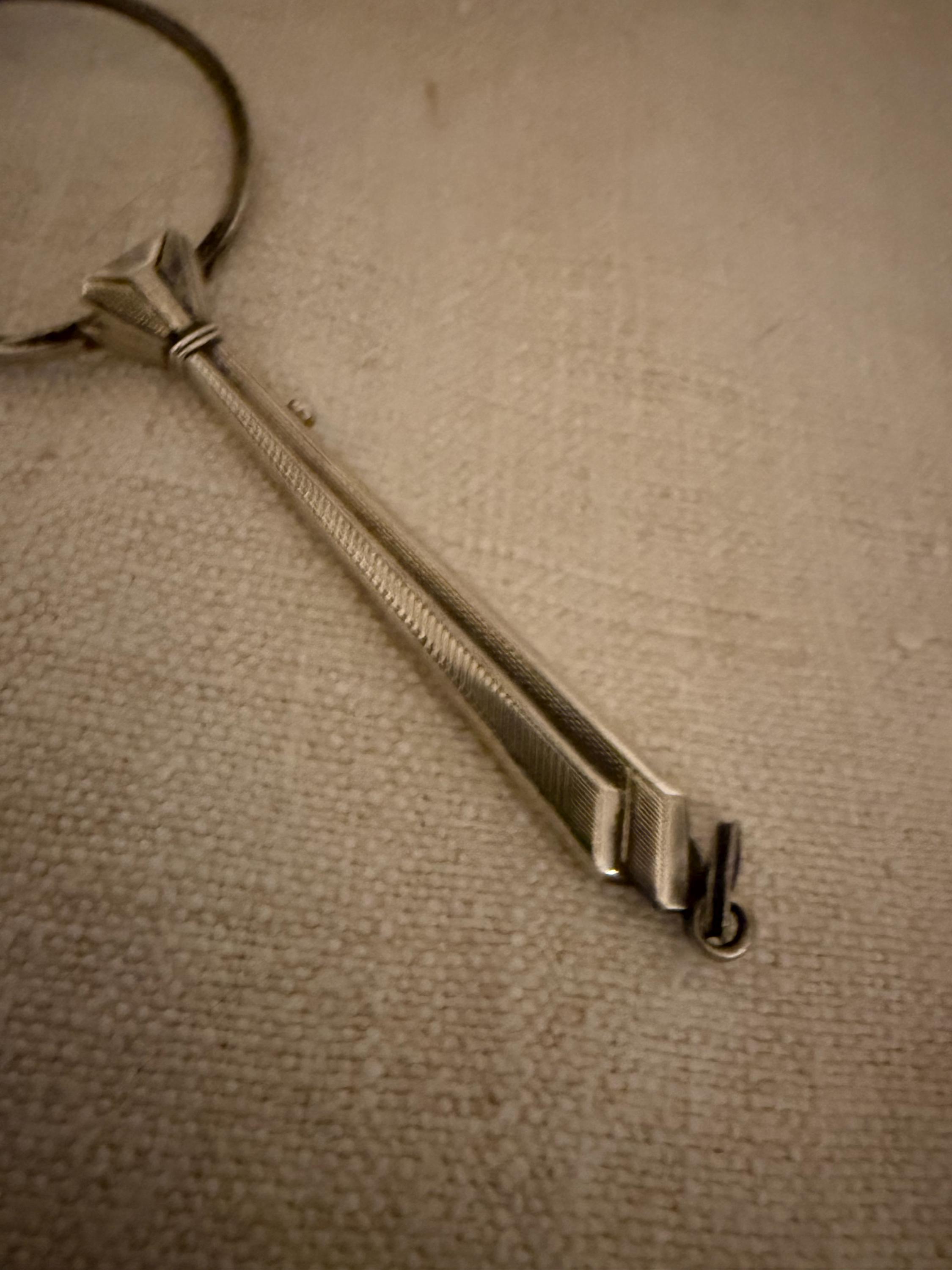 Antique Sterling Silver Lorgnette - Glasses - Loop - Chatelaine Pendant ...