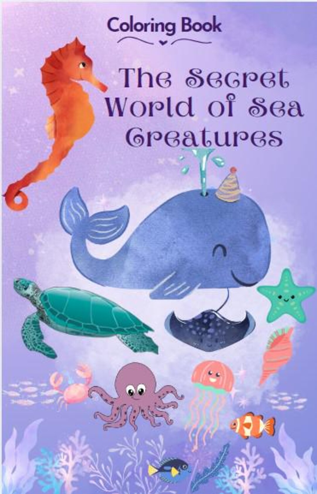 Sea Animal Coloring Book | Printable Coloring Page | Under the Sea ...