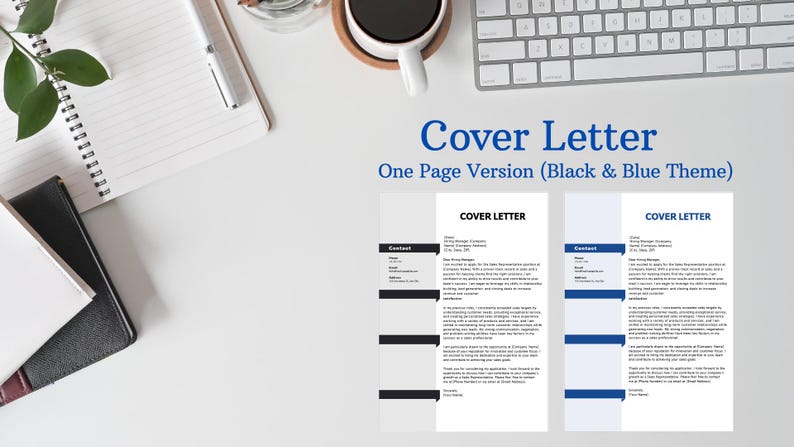 Professional Resume & Cover Letter Template | Editable in Microsoft ...