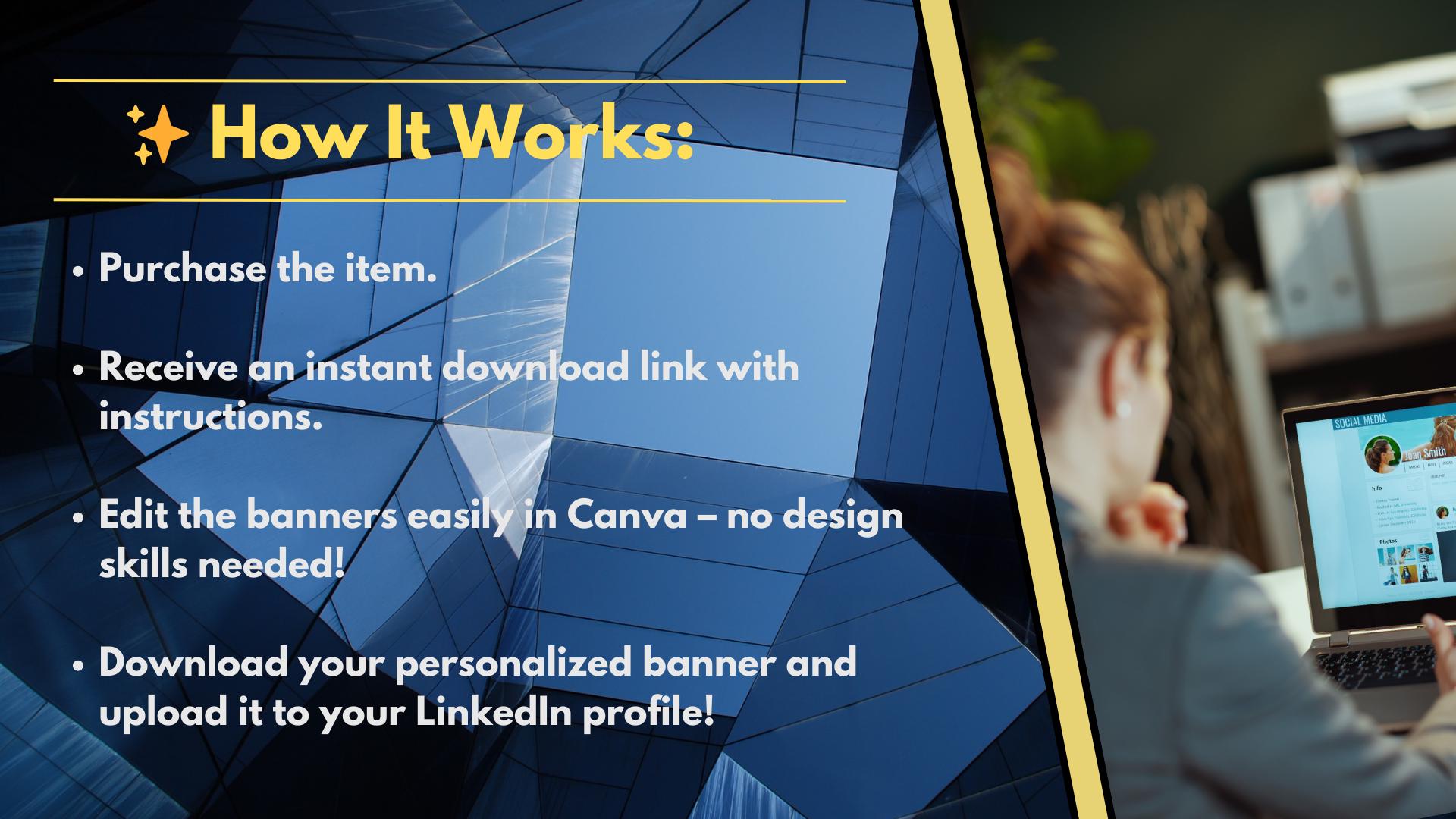 5 Customizable Linkedin Profile Banner Designs |professional Linkedin ...