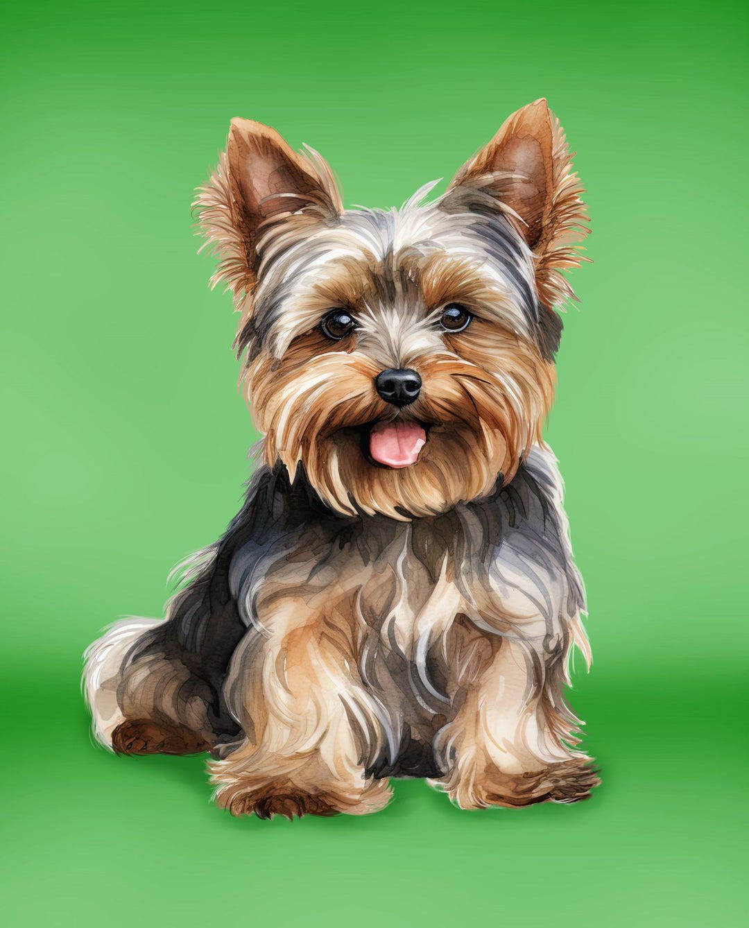 Dt-foust Exclusive DX-4827-3C-1 Multi - Yorkies Panel 1 (35.5" X 45 ...